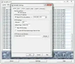 Portable Serva Web Server USB Apps