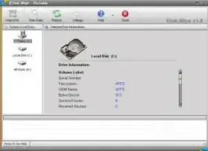 Disk Wipe - Portable Disk Wiper USB Apps
