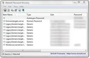 Network Password Recovery USB Apps